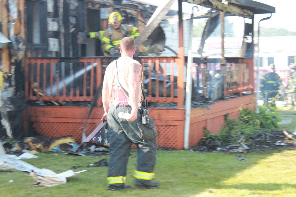 Firefighters Battle Blaze At House Fire In Bear, Minor Injuries ...