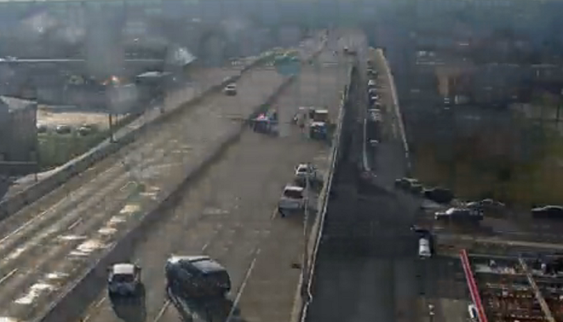 Motorcycle Officer Escorting Biden Crashes Closing Route 141 In Newport ...